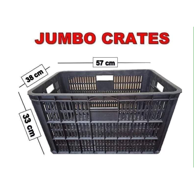 HEAVY DUTY JUMBO CRATES RUBBERIZED 3PCS PER CHECK OUT | Shopee Philippines