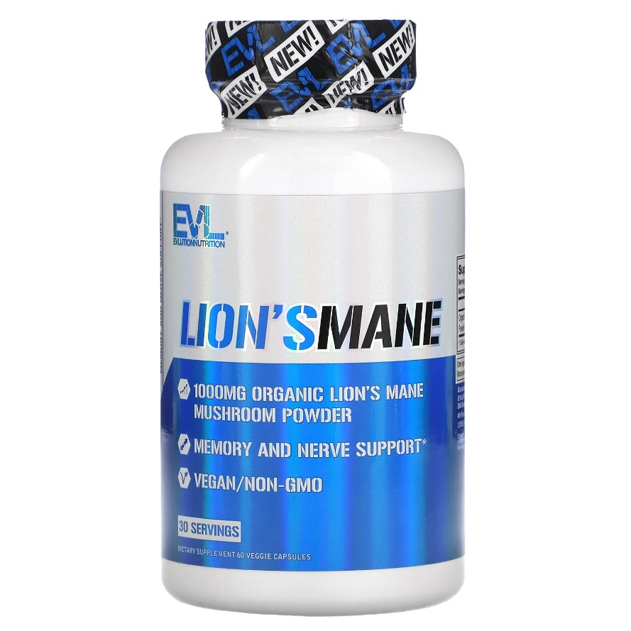 EVLution Nutrition, Lion's Mane, 60 Veggie Capsules | Shopee Philippines