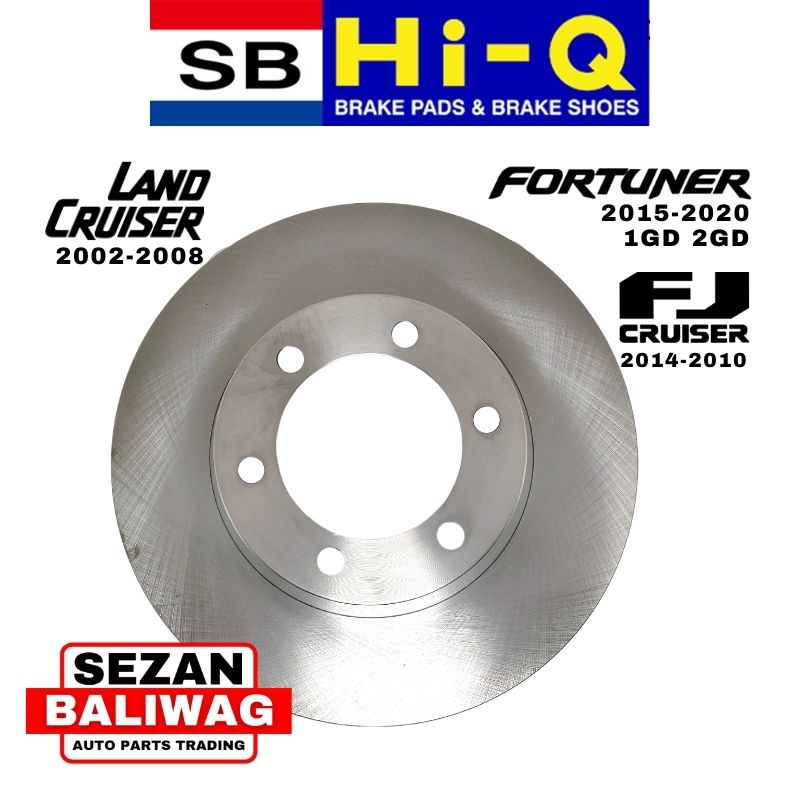 HI-Q FRONT BRAKE DISC ROTOR TOYOTA FORTUNER FJ CRUISER LANDCRUISER ...