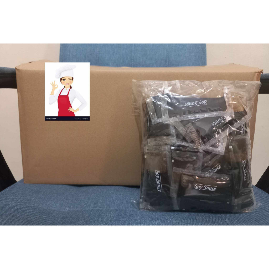(1 Case) 100% Soy Sauce sachet Toyo (8 grams X 1000 pieces) FAST ...