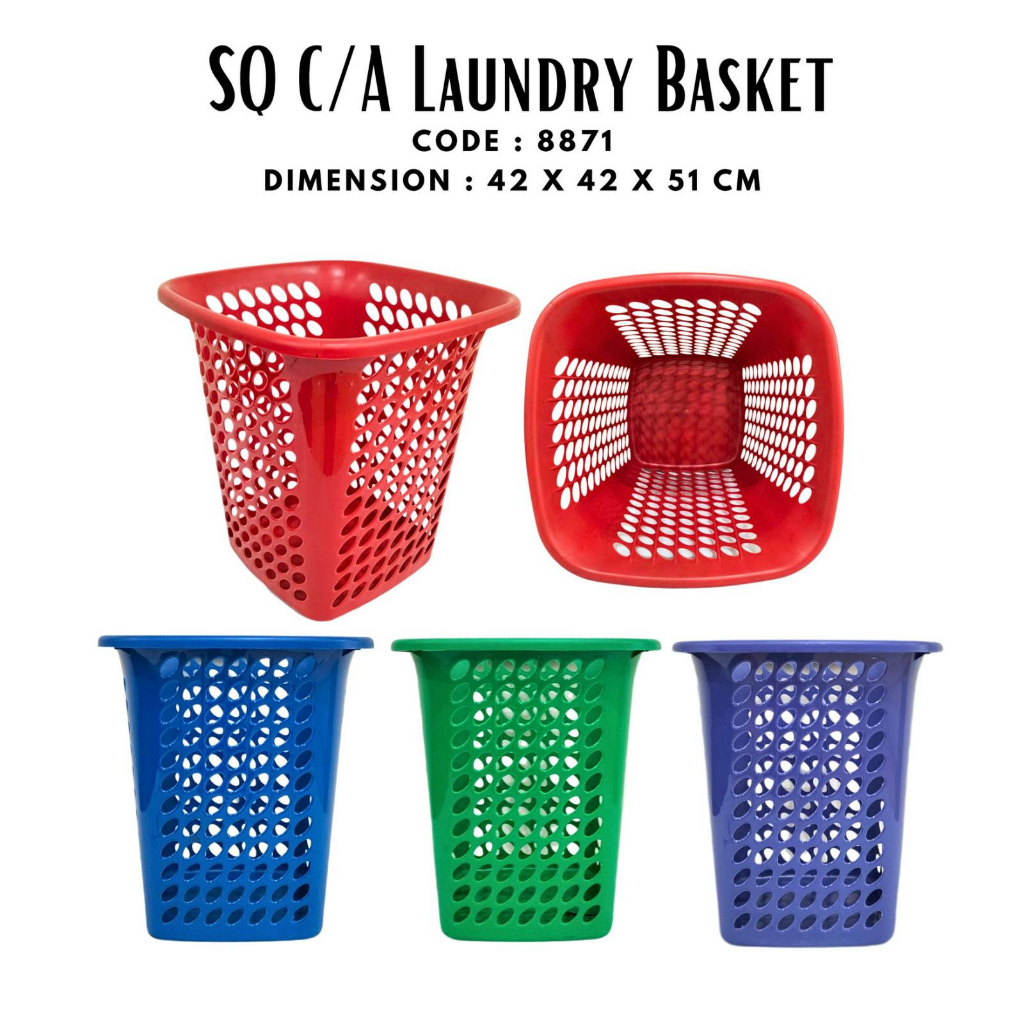 [ON STOCK] 8871 SQ C/A LAUNDRY BASKET/ LAGAYAN NG DAMIT/ LAUNDRY BASKET ...