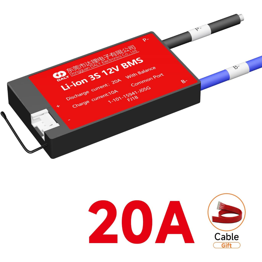 Powercentral BMS 3S to 6S 12V 24V 20A discharge 10A Charge manufactured ...