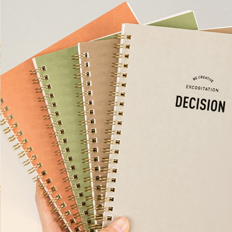 Deli Spiral Notebook A5 60 Sheets Classic Binder Notebooks Series ...