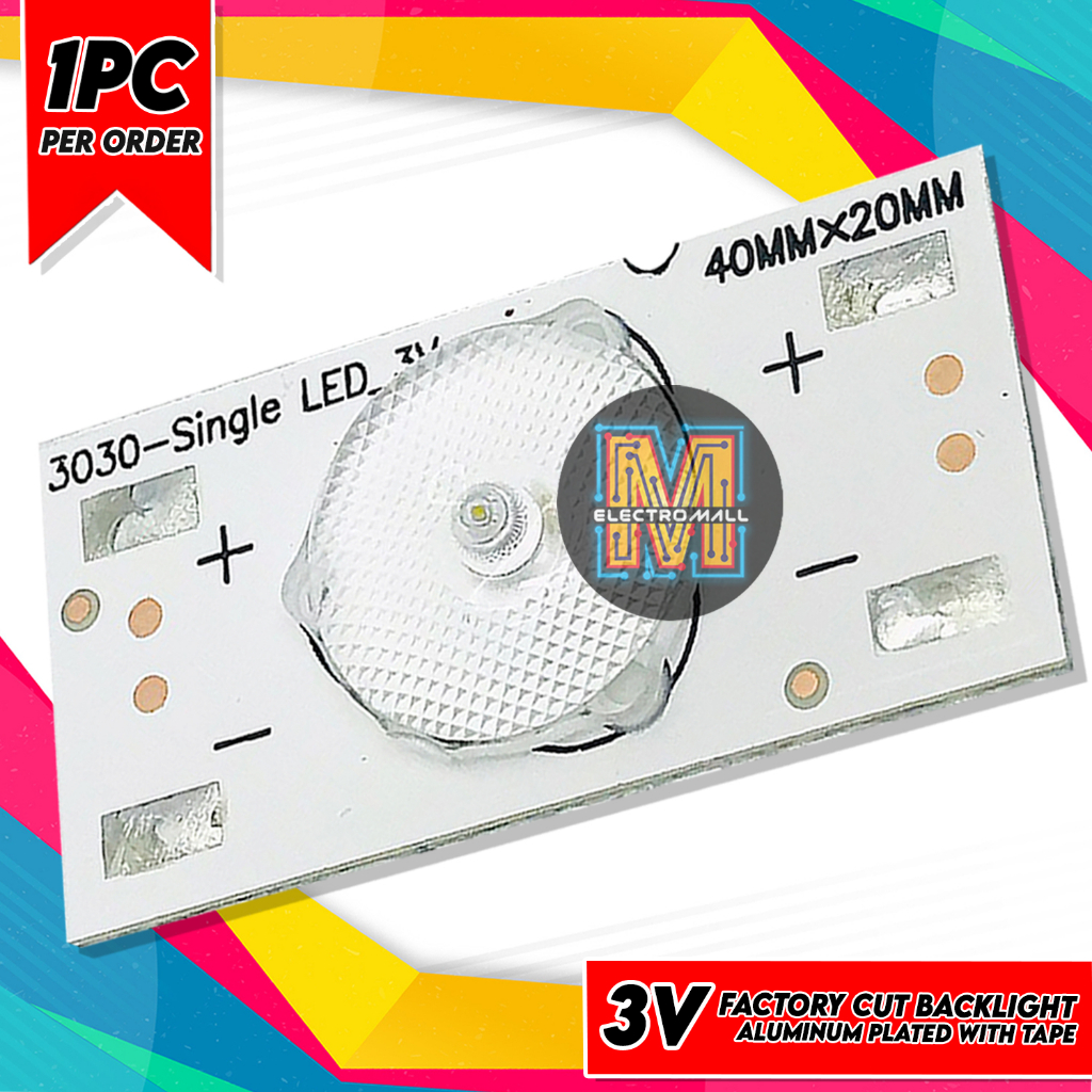 3V Factory Cut backlight aluminum plated with tape | Shopee Philippines