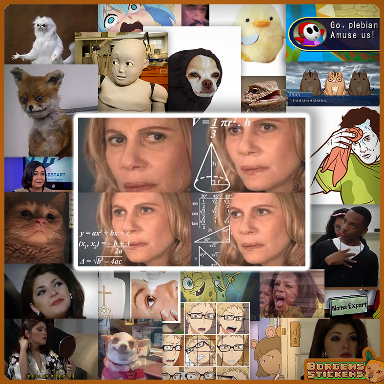 Funny Reactions / Cats / Meme stickers - Vinyl Waterproof Sticker 【Meme ...