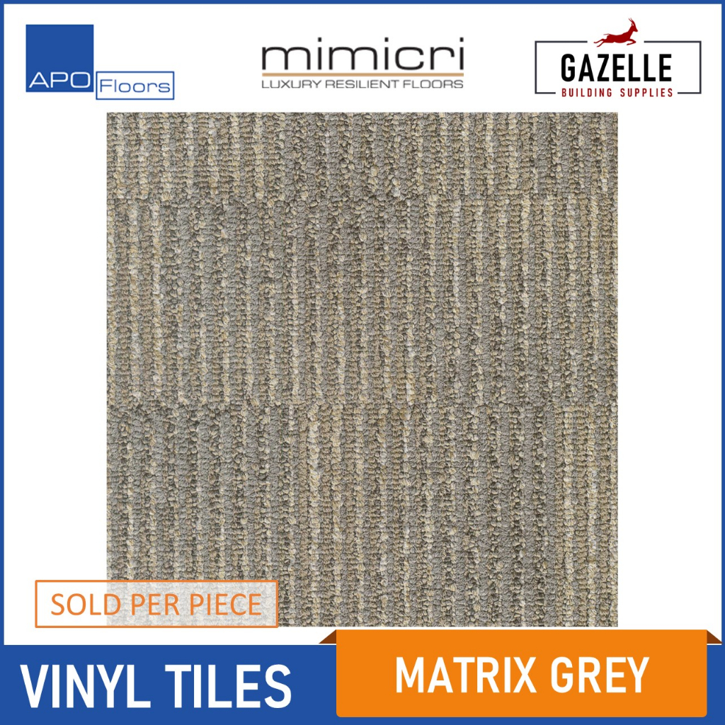 Apo Floor Vinyl Tiles Mimicri Carpet, and Stone Series 3mm Thick 450mm ...