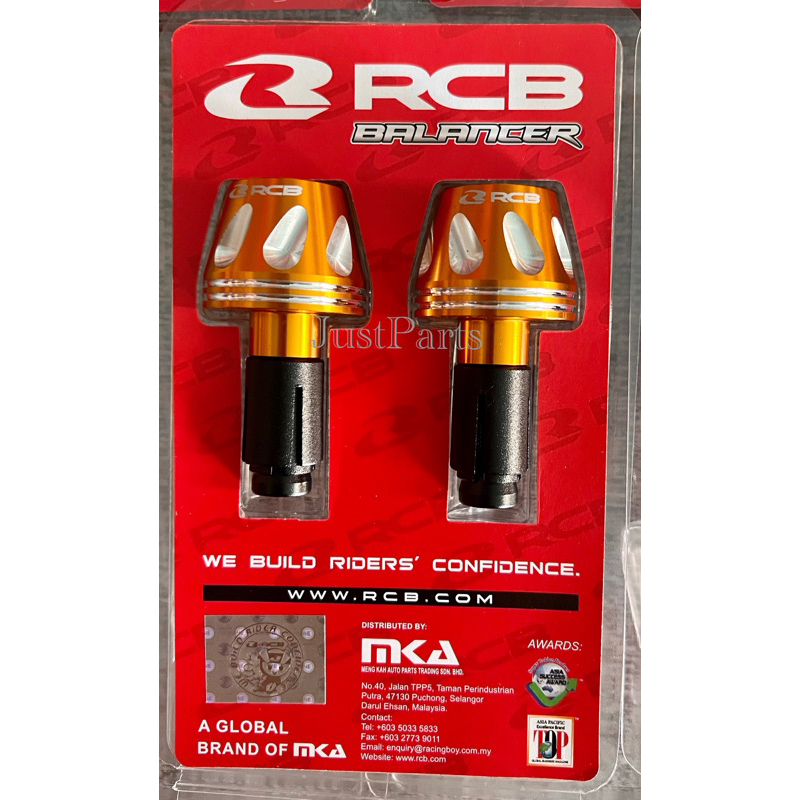 RCB HANDLE BAR END BALANCER ( m1 ) ALLOY Universal | Shopee Philippines