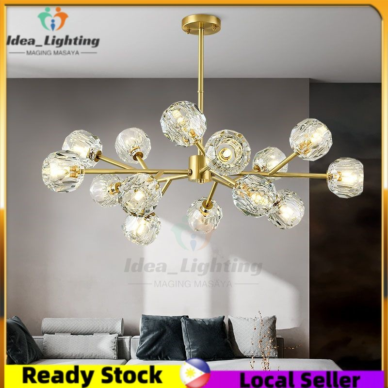 Nordic Chandelier Ceiling Light Tri color Dining Drop Lamps Hanging ...