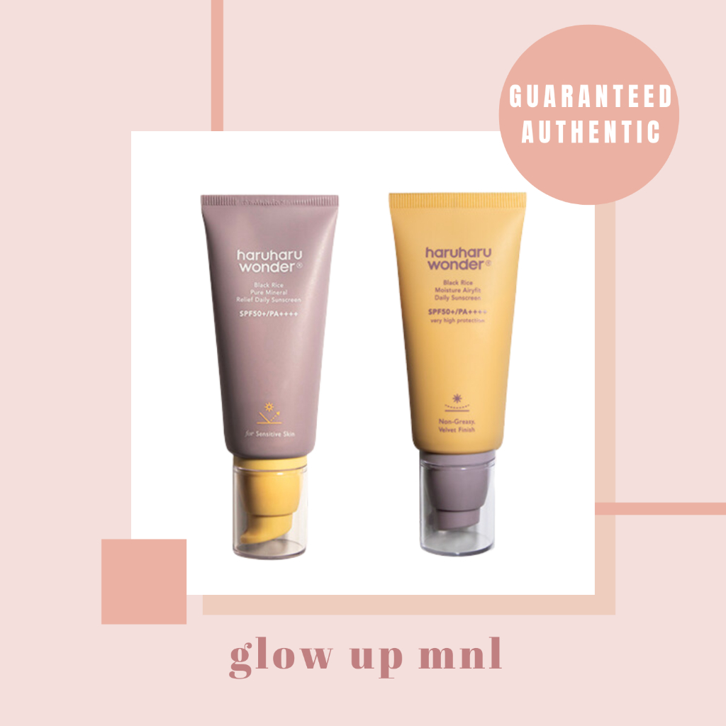 Haruharu Wonder Black Rice Pure Mineral Relief / Moisture Airyfit Daily ...