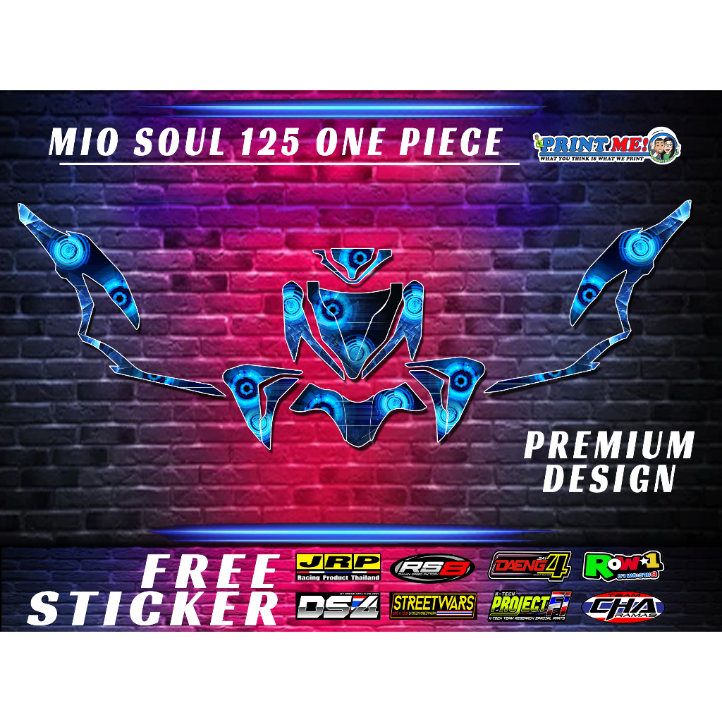 HONDA CLICK 125 FULL DECAL ROBOTIC STICKER DECALS LAMINATED WATER PROOF ...
