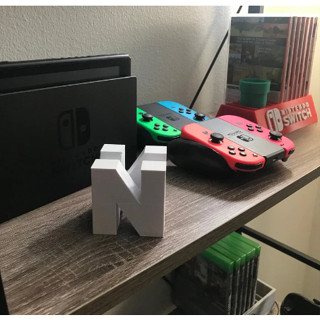 N64/Nintendo 64 Cube Video game logo sign (man cave, game room, shelf ...