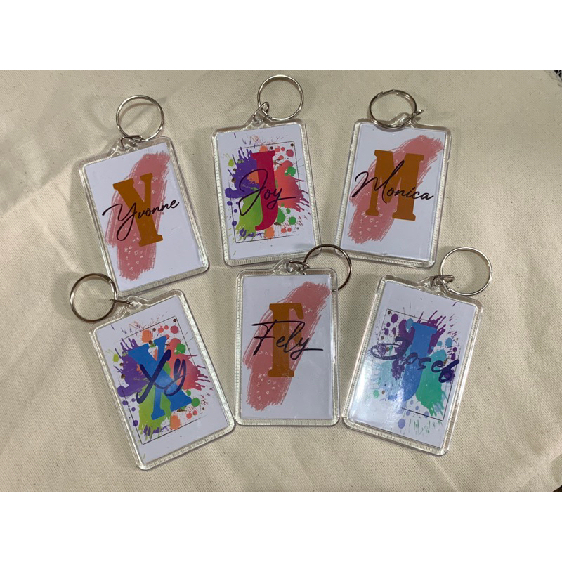 Personalized Acrylic Keychain (Photo Insert Type) | Shopee Philippines