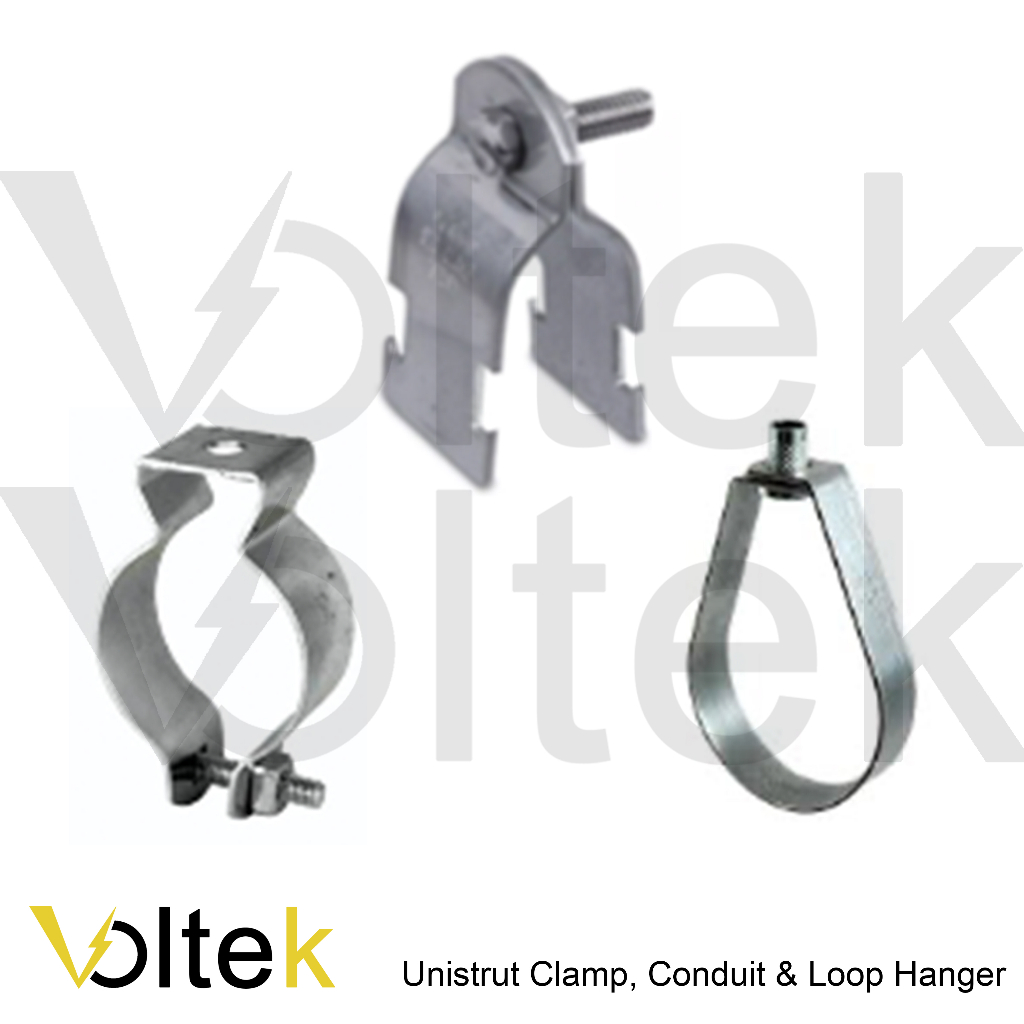 Unistrut Clamp, Conduit Hanger, Loop Hanger for pipe or conduit ...