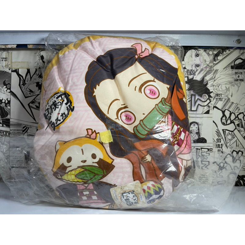 Demon Slayer Zenitsu and Nezuko Round Pillow | Shopee Philippines