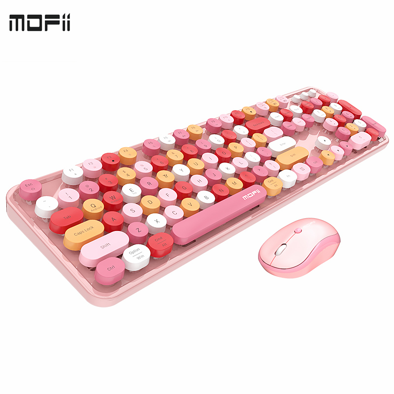 MOFii Sweet DM Wireless Bluetooth Dual-mode Office Keyboard and Mouse ...