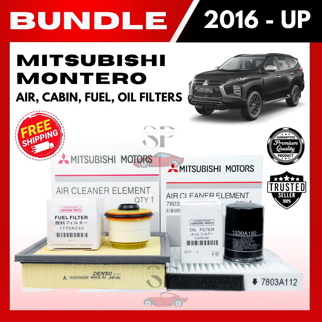BUNDLE SALE! Cabin, Air, Oil, & Fuel Filters For Mitsubishi Montero ...
