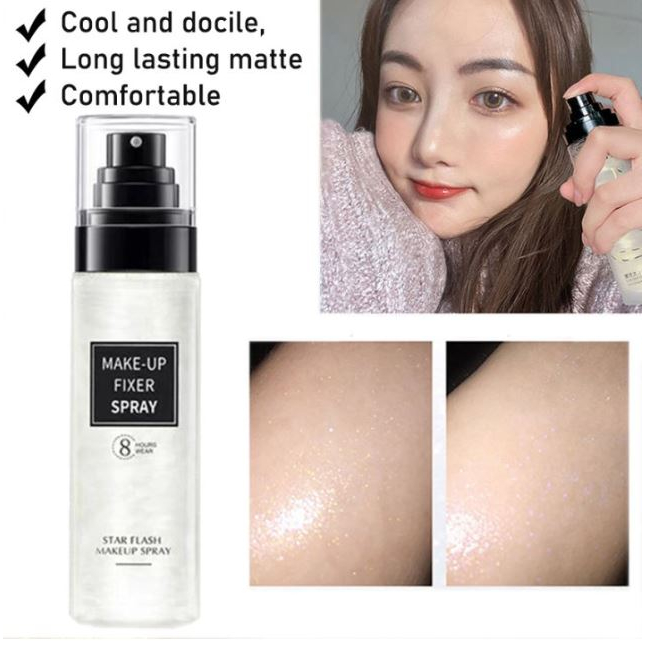 (BELLE) Lifusha Star Glitter Quicksand Setting Spray Watery Makeup ...