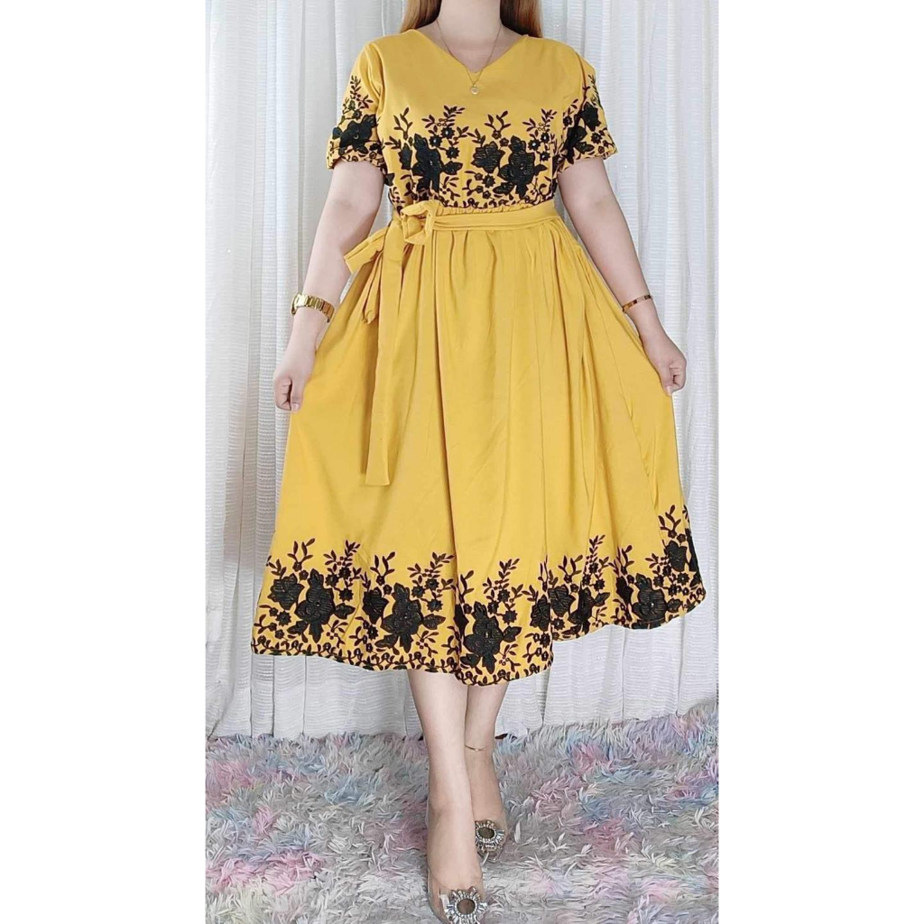 Senepa Eyelet Bangkok Dress | Shopee Philippines