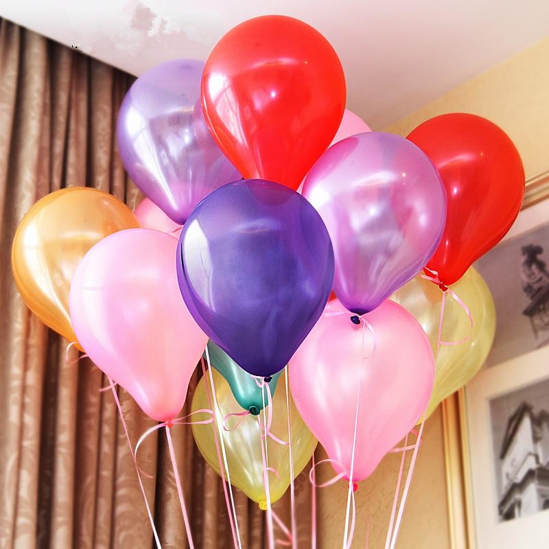 10pcs Happy Birthday Party Balloon Colorful Latex 10Inch Wedding ...