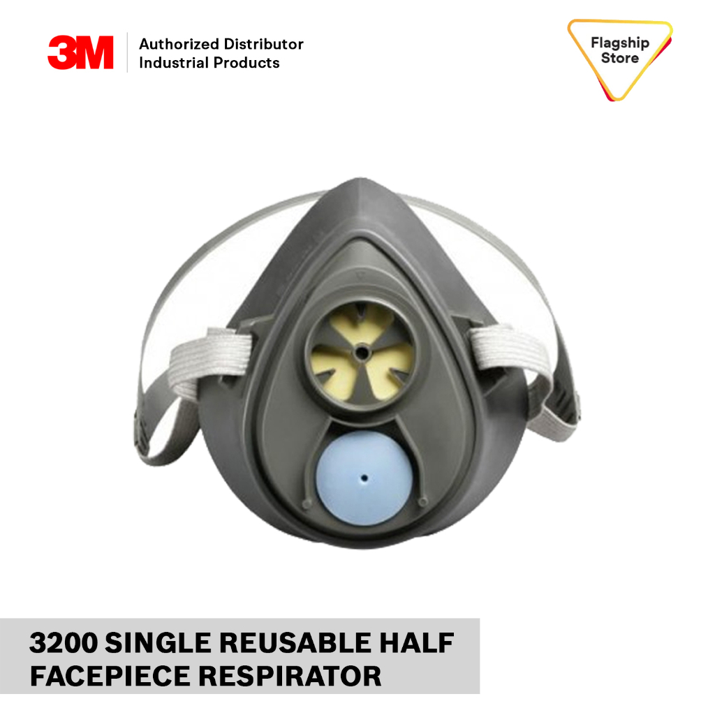 3M™ REUSABLE HALF FACE MASK RESPIRATOR 3200 MEDIUM | Shopee Philippines