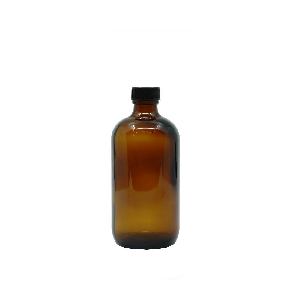 250ml Glass Boston Amber Bottle with Plastic Screw Cap | Shopee Philippines