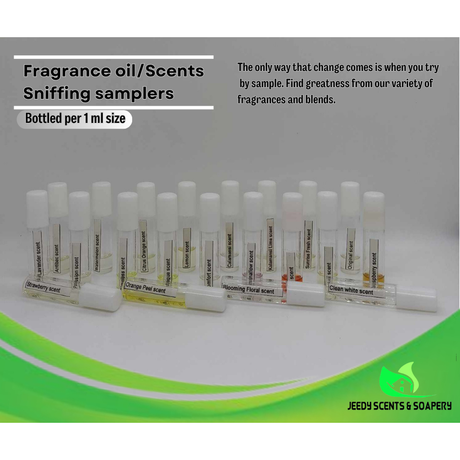(Batch 3) Fragrance oil/Scents Sniffing SAMPLERS – 1 ml (Pure and Concentrated) | Shopee Philippines