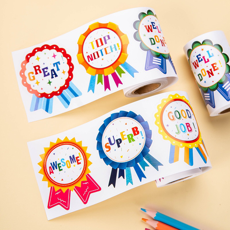 MEDAL-Like REWARD STICKERS 20 PIECES BIG SIZE | Shopee Philippines