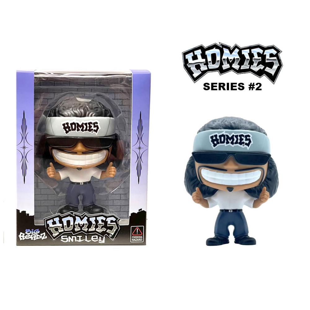 Homies 4.5″ Big Headz #08 Smiley Figure | Shopee Philippines