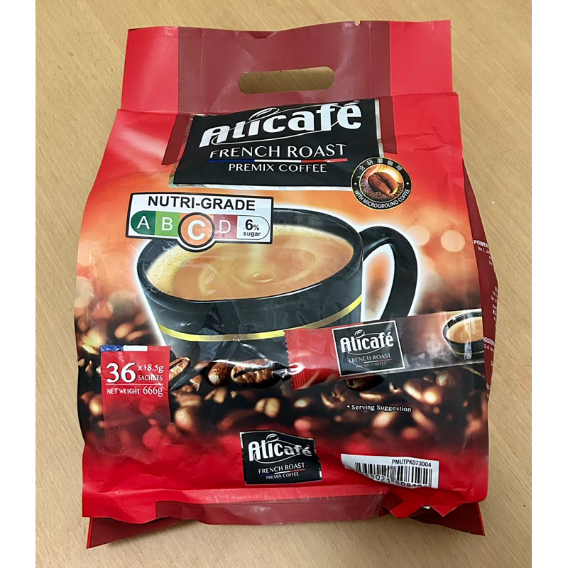 Alicafe French Roast Premix Coffee 36 sachets | Shopee Philippines