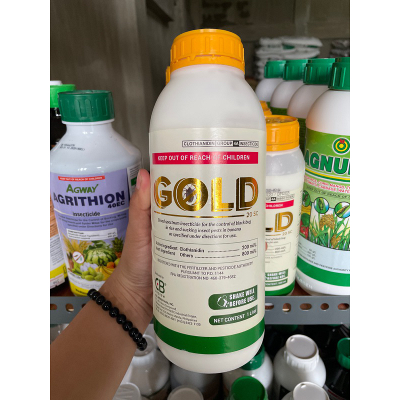 Gold Insecticide 20 SC 1 Liter | Shopee Philippines