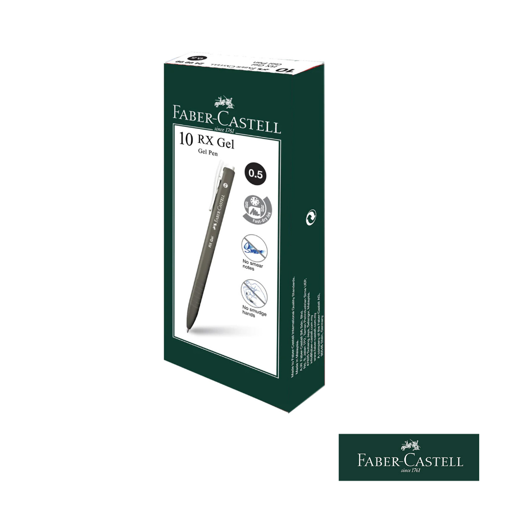 Faber-Castell RX Gel Pen 0.5 10PCS/BOX | Shopee Philippines