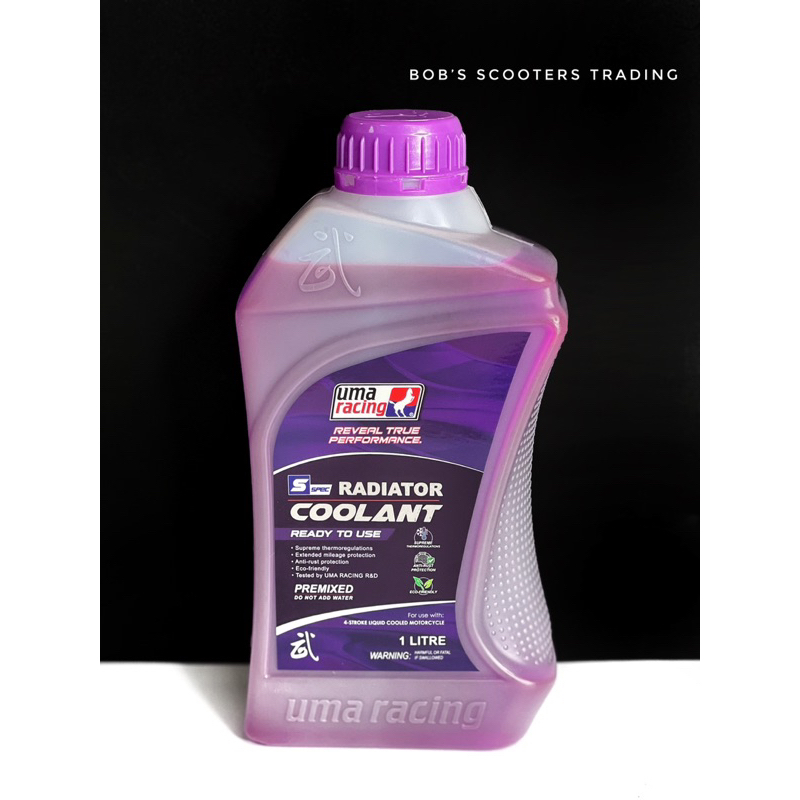 UMA Racing Radiator Coolant 1L (40:60 Pre-mixed) for 4-Stroke Liquid ...