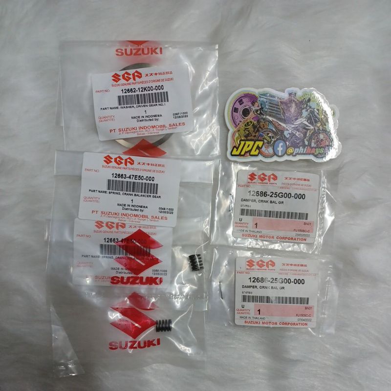 RAIDER 150 F.I / GSX R150 / GSX S150 SGP BALANCER SPRING,DAMPER,WAVE ...