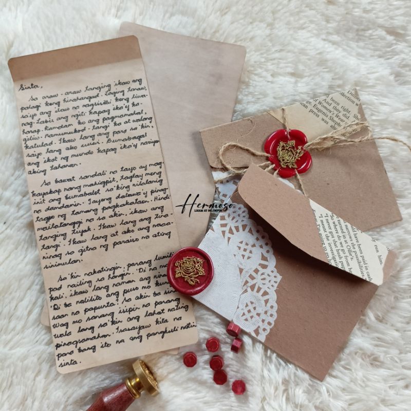 Hermoso: Vintage Style Letter (Blank/Hand written) | Shopee Philippines