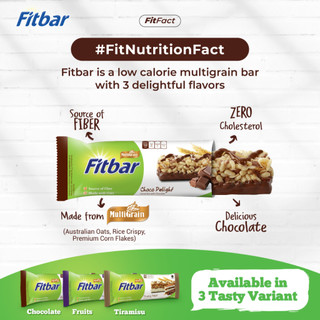 Fitbar Cereal Bar Chocolate Regular Pack (12 x 22g) | Shopee Philippines