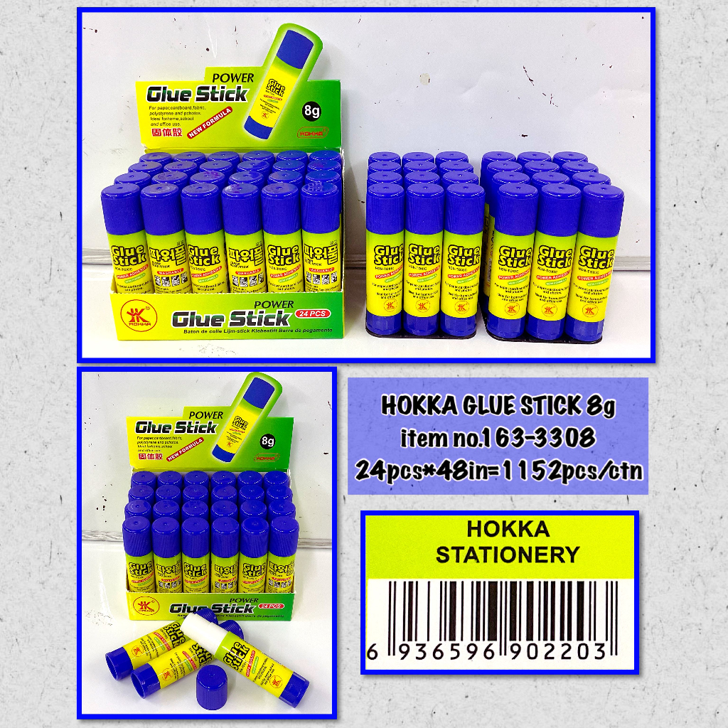 HOKKA Glue Stick 8Grams 163-3308 | Shopee Philippines