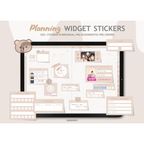 Digital Planner Widget, Planning Widget Digital Stickers | Shopee ...