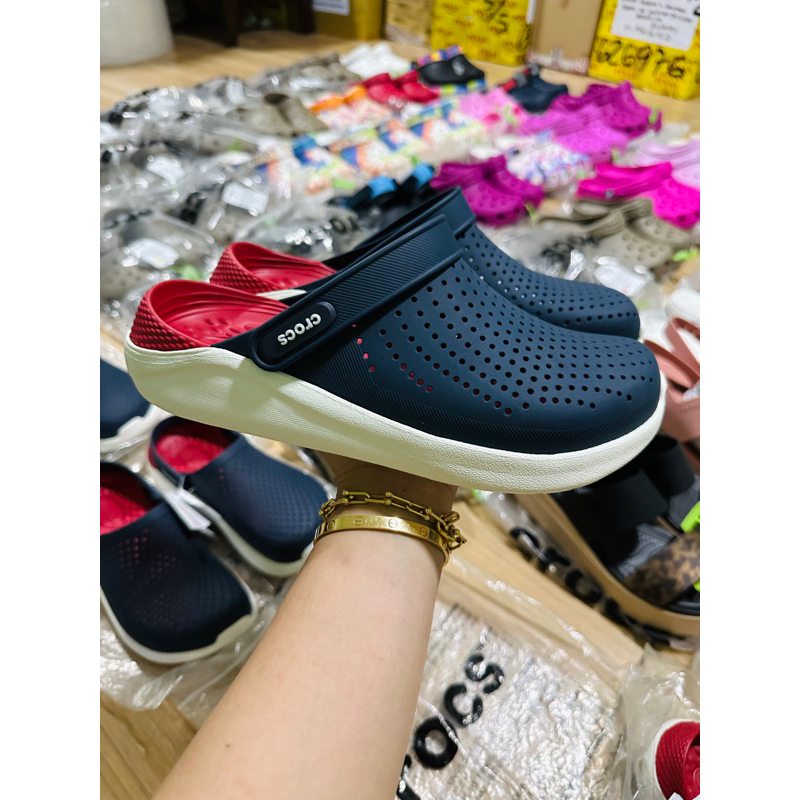Crocs Literide Navy Pepper Size M6/W8 | Shopee Philippines