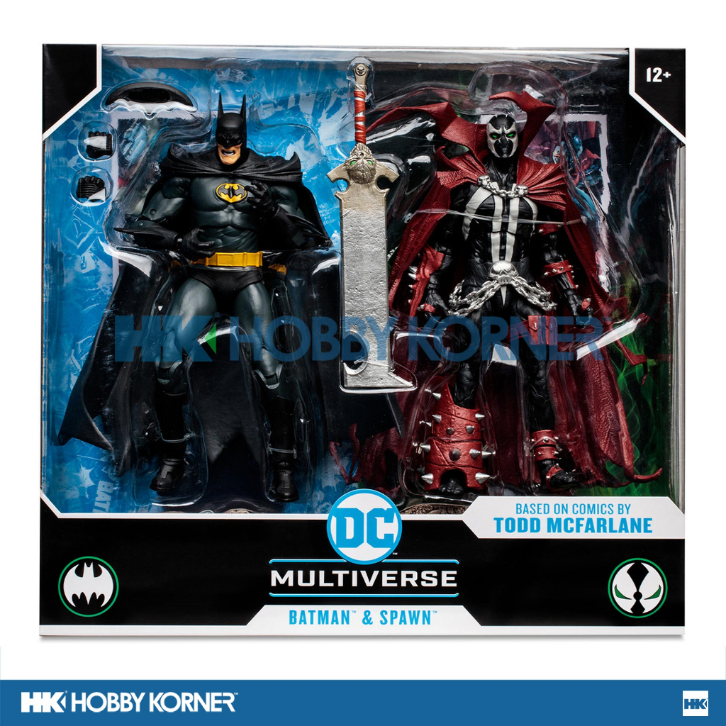 (IN STOCK) MCFARLANE TOYS MF15729 - 7 Inch Scale Batman & Spawn 2-Pack ...