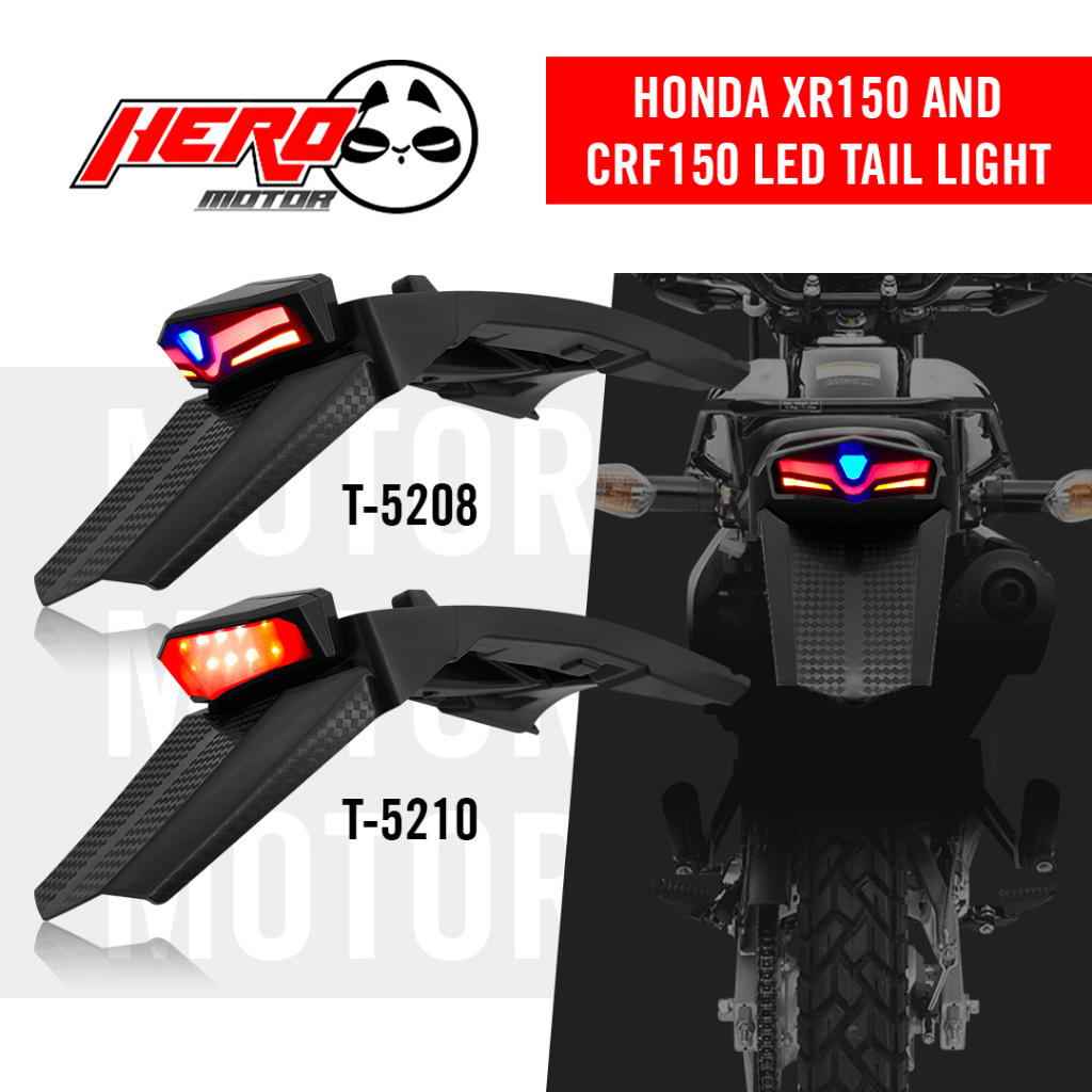 Honda XR150 & CRF150 LED Tail Light Super Bright Heavy Duty ABS Plastic ...