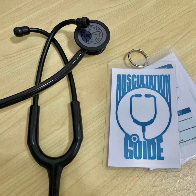 Auscultation Guide Flashcard | Shopee Philippines