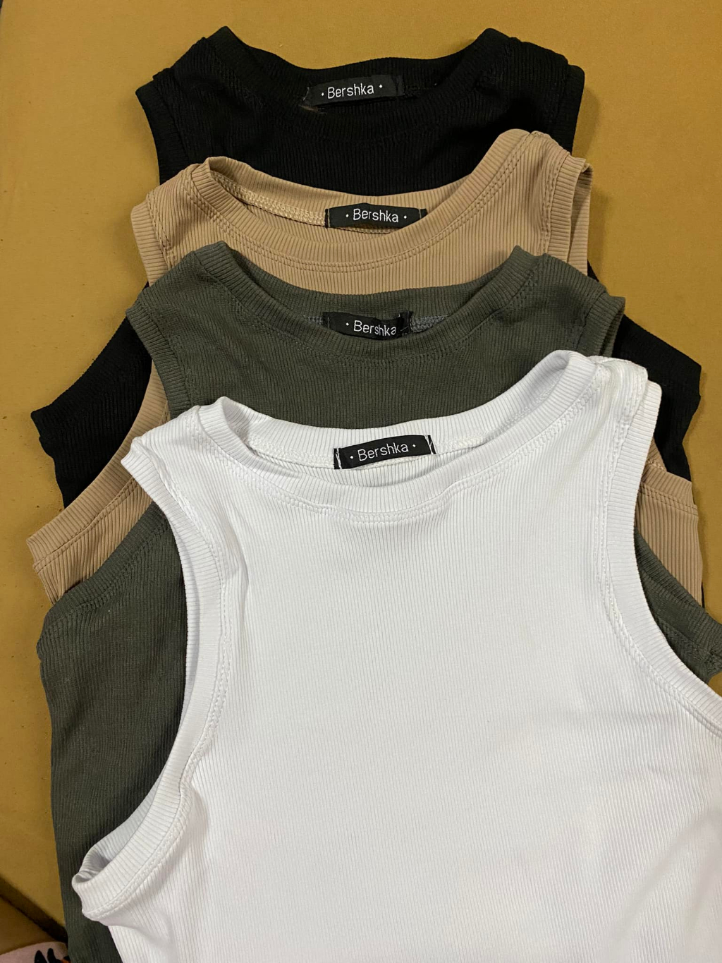 RACER BACK TOP HALTER KNITTED RIBBED CROP TOP SMALL TO LARGE FASHION ...