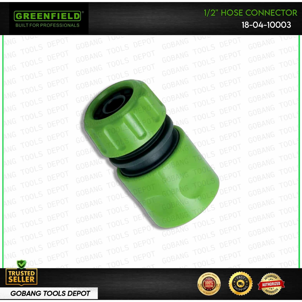 GREENFIELD Hose Connector 1/2" 18-04-10003 | Shopee Philippines