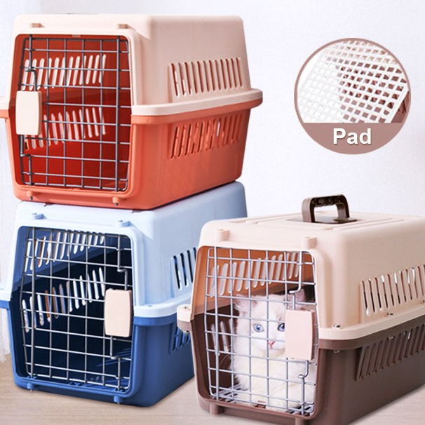 Pet Carrier Travel Cage Dog/Cat Crates Airline Approved Pet Cage ...