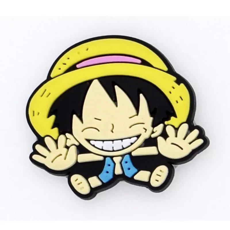 One piece Luffy Croc Shoe CHarms Pins Jibbitz for Crocs | Shopee ...