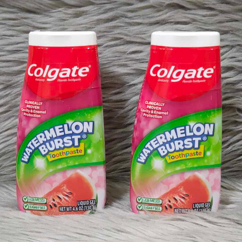 Colgate 2-in-1 Kids Toothpaste and Anticavity Mouthwash - Watermelon ...
