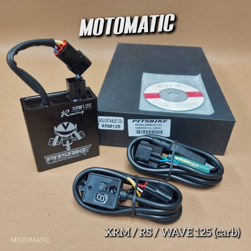 XRM RS WAVE 125 ( Carb & Fi ) | CDI V3 Fully Programmable | PITSBIKE ...