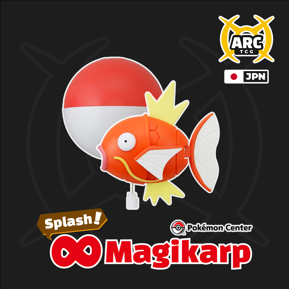 Splash! ∞ Magikarp Gachapon Capsule Toy [Wind-up] - Pokémon Center ...