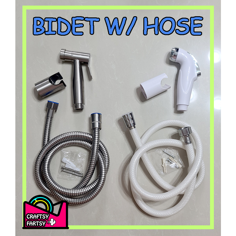 (PER PIECE) Toilet Bidet with hose/ Chrome Bidet /PVC Bidet/ Stainless ...