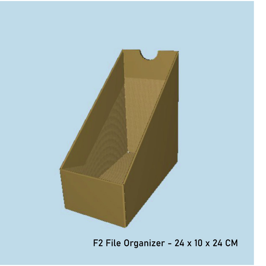 File Organizer / Paper Tray / File Data Storage Rack (CORRUGATED BOARD ...